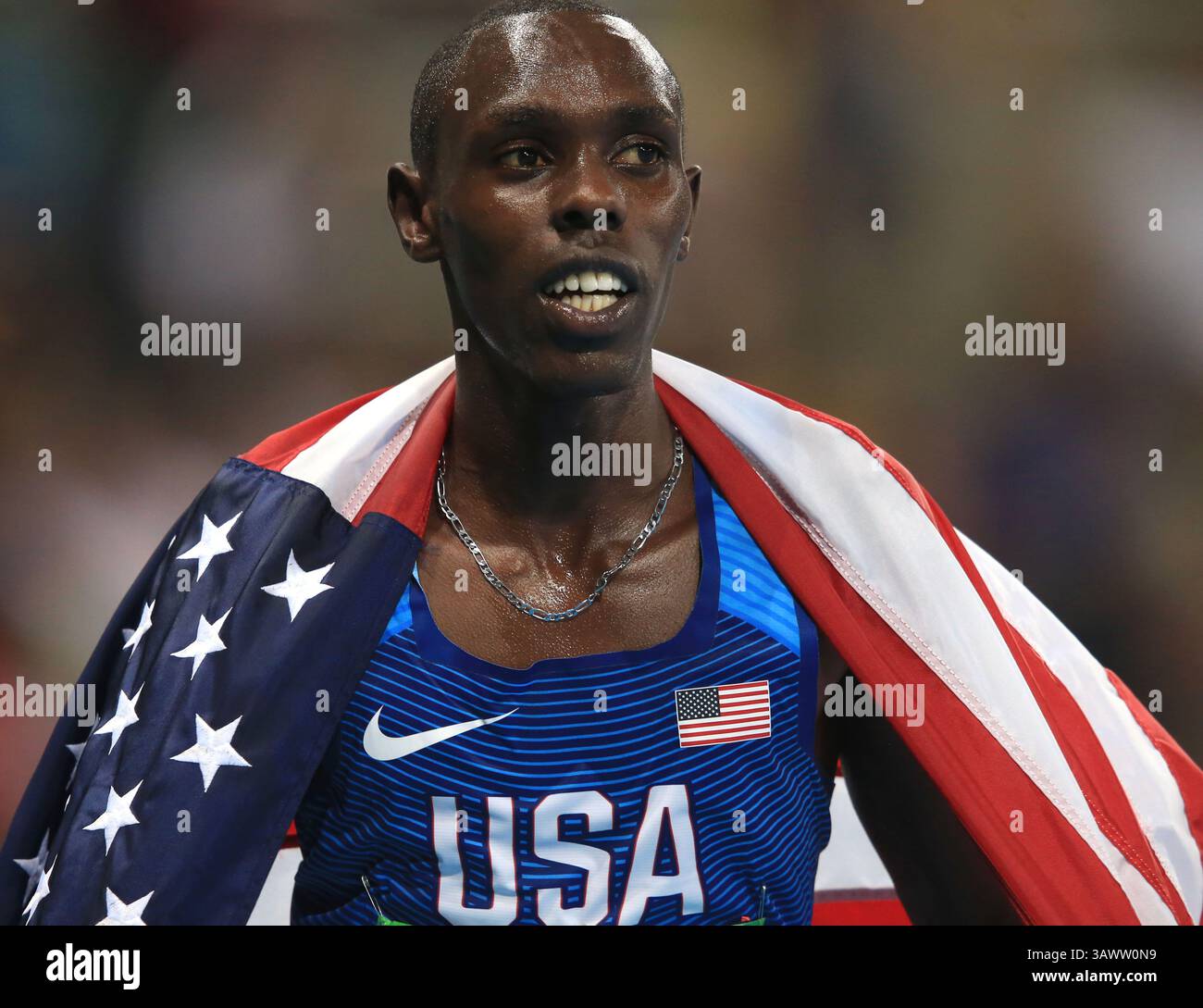 Paul chelimo at rio olympic games medal hi-res stock photography and ...