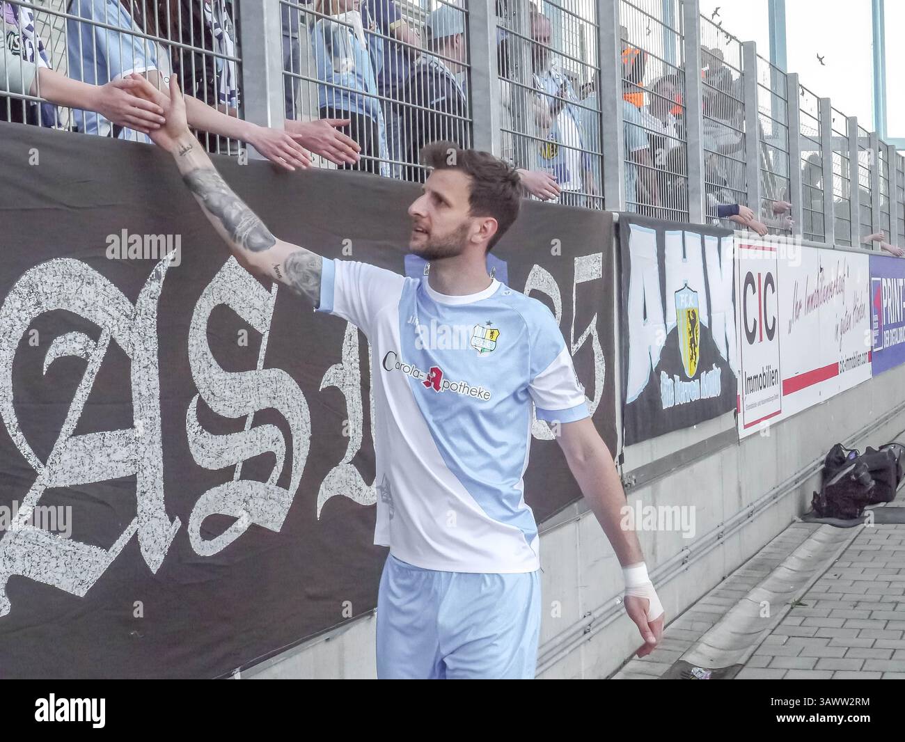 Chemnitz, Deutschland 20. April 2025: Regionalliga Nordost - 2024/2025 ...