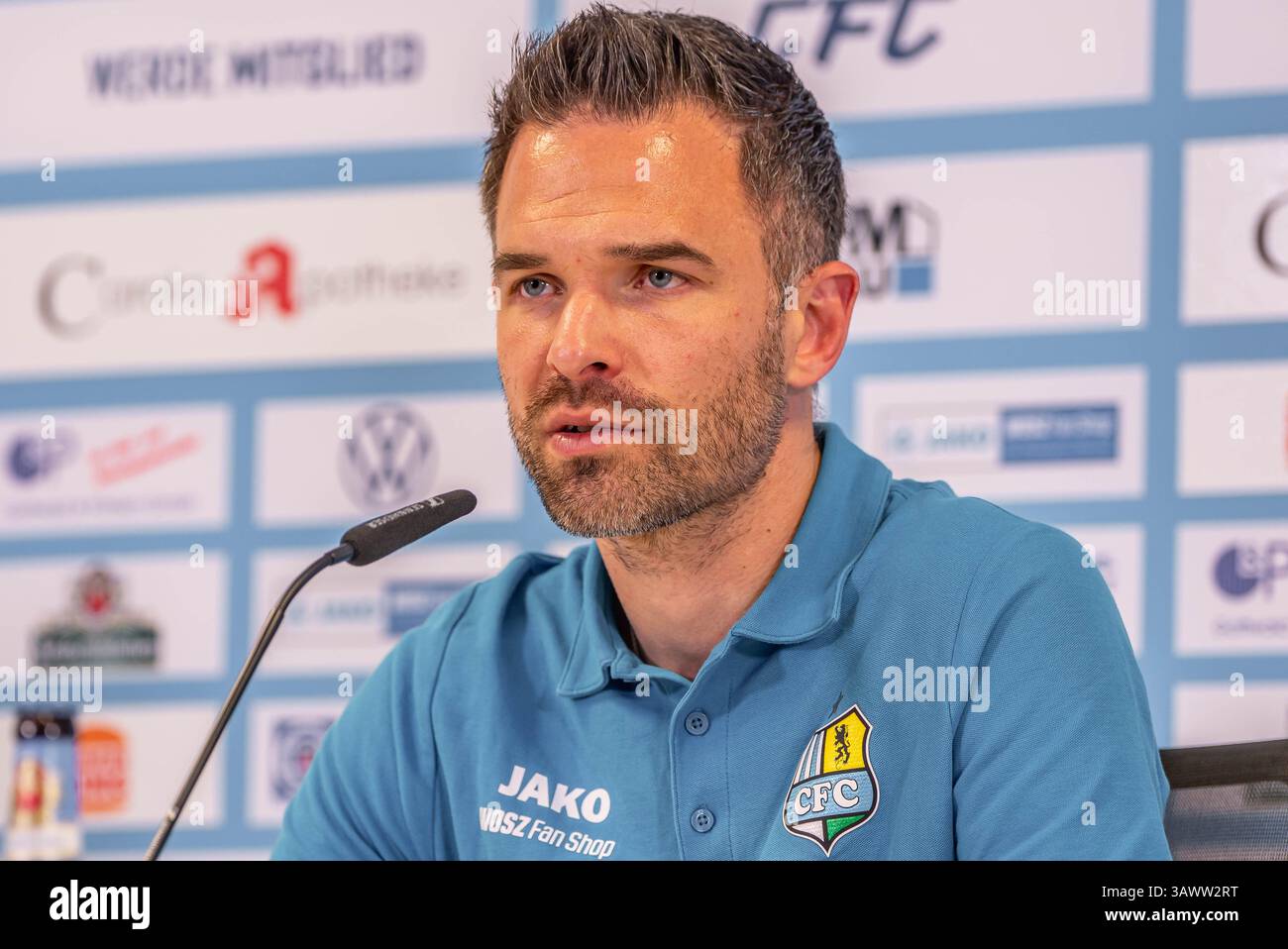 Chemnitz, Deutschland 20. April 2025: Regionalliga Nordost - 2024/2025 ...