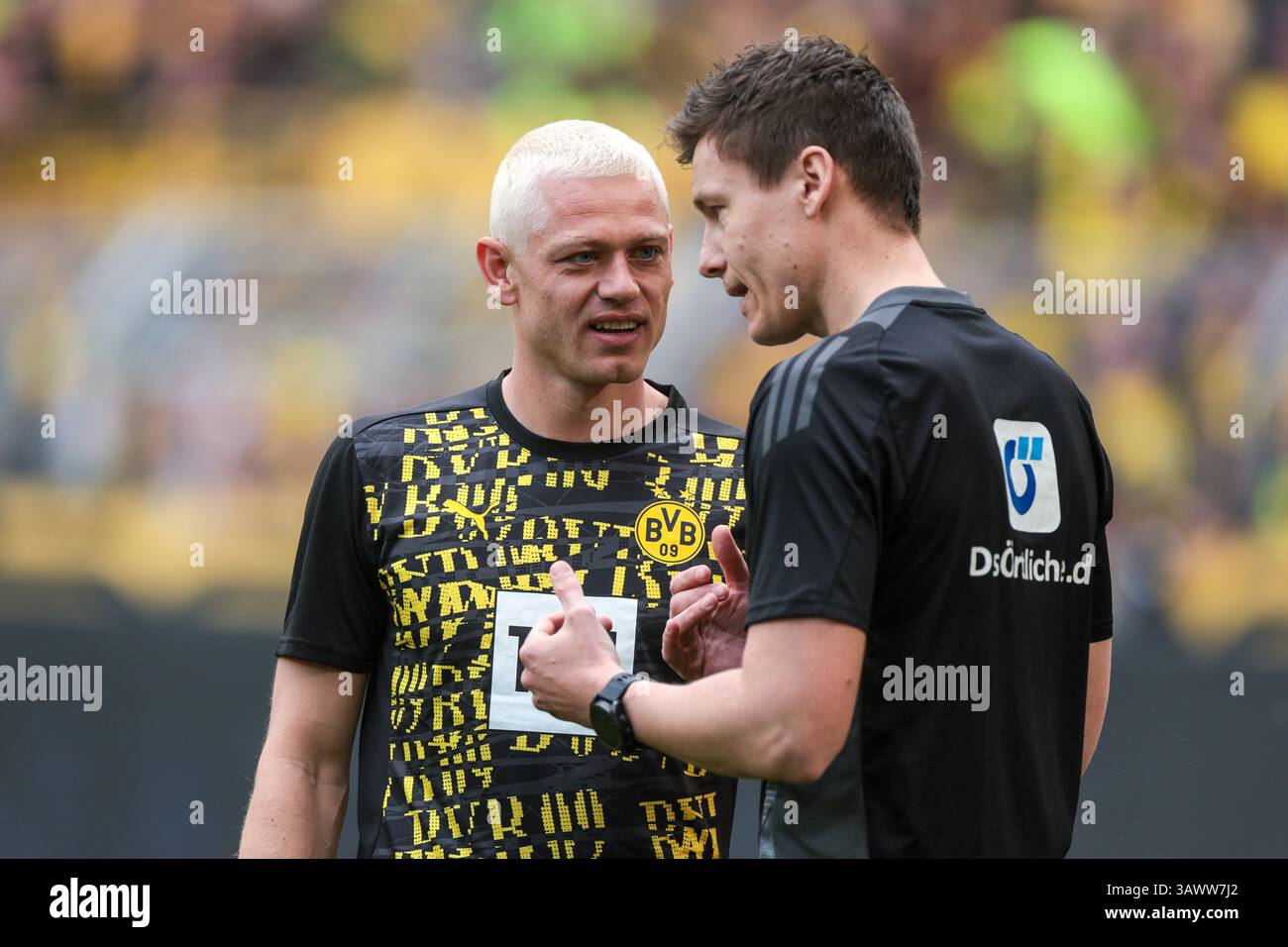 Dortmund, Deutschland. 20th Apr, 2025. 20.04.2025, 1. Bundesliga, 30. Spieltag, Borussia ...