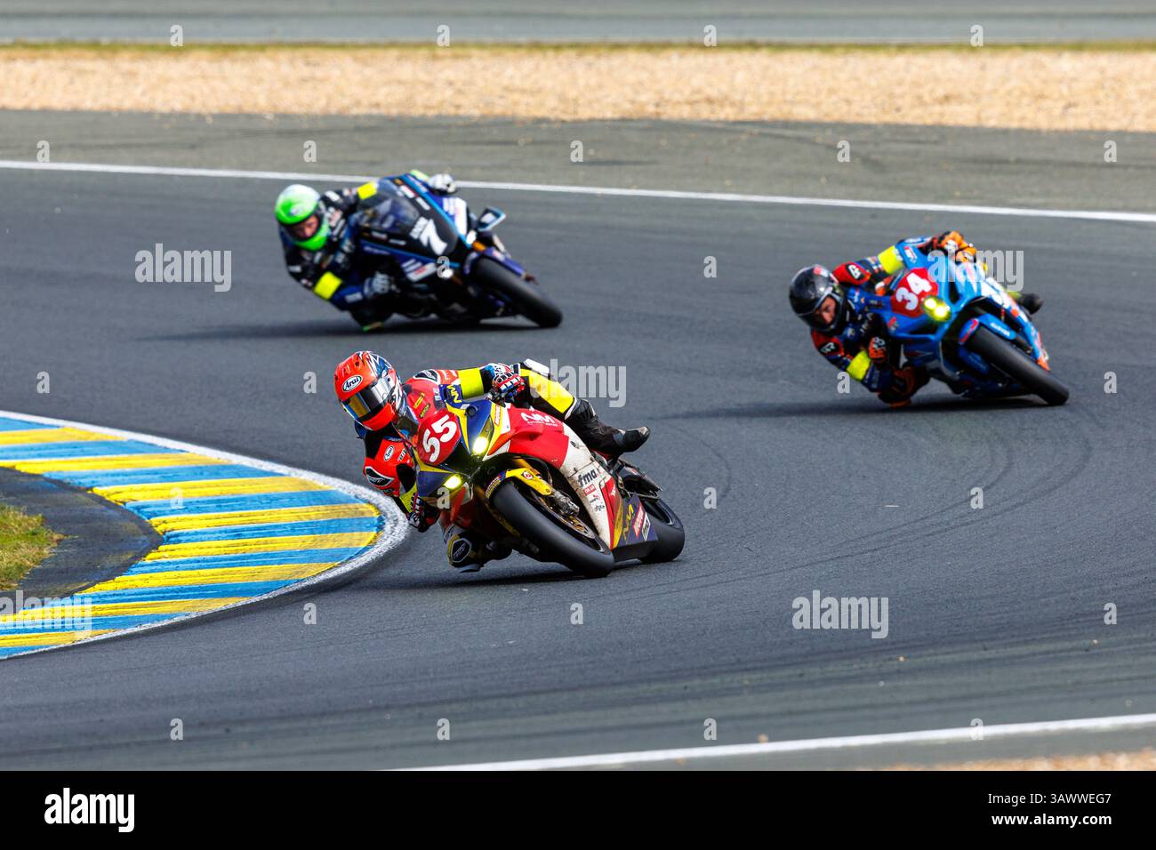 55 NATIONAL MOTOS HONDA FMA (FRA), Honda CBR1000 RR-R, SUCHET Valentin ...