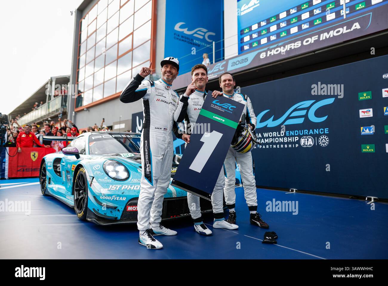 Imola, Italie. 20th Apr, 2025. 92 HARDWICK Ryan (usa), LIETZ Richard ...