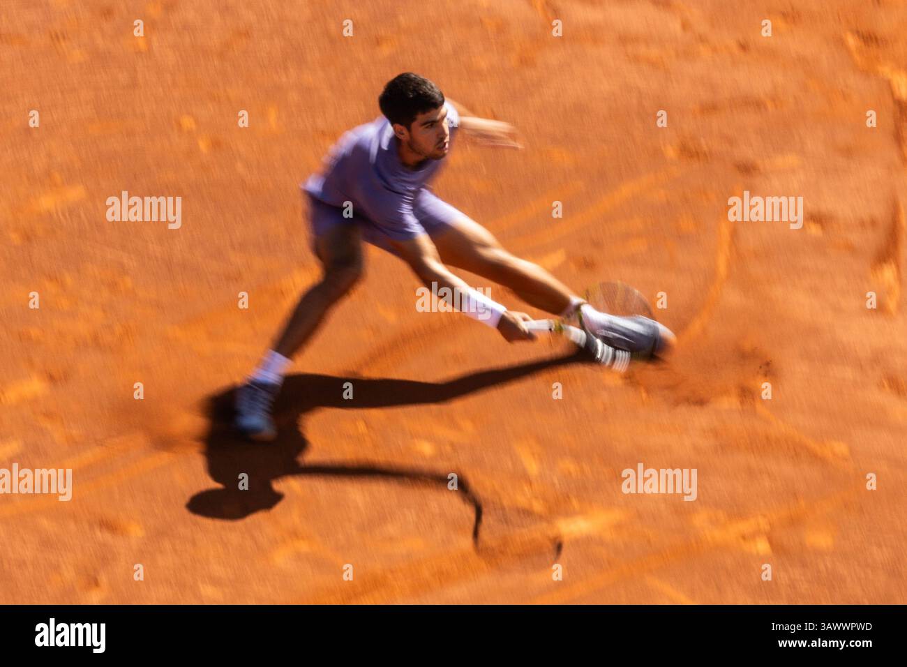 Barcelona, Barcelona, Spain. 20th Apr, 2025. Carlos Alcaraz of Spain during the final between ...