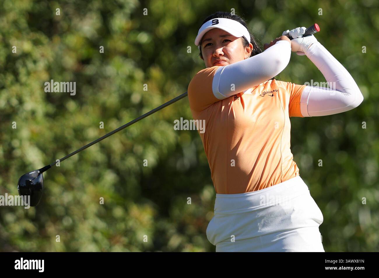 Savannah Katarina Grewal hits from the fifth tee during the final round ...