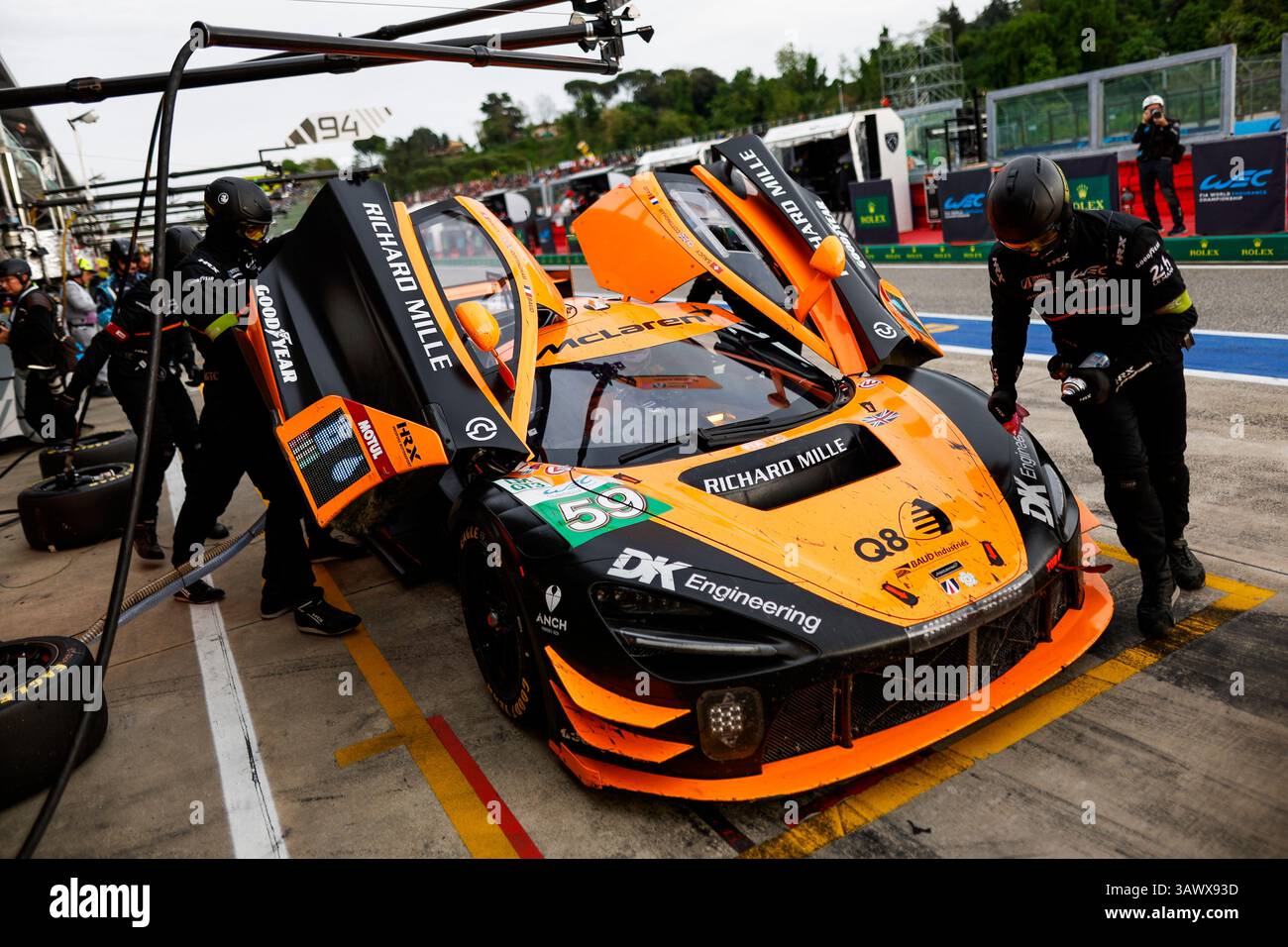 Imola, Italie. 20th Apr, 2025. 59 BAUD Sébastien (fra), COTTINGHAM ...