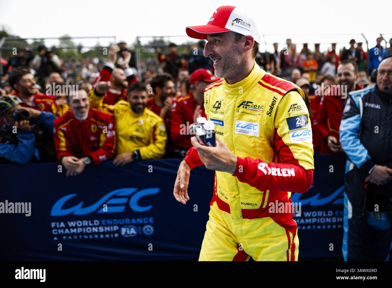 KUBICA Robert (pol), AF Corse, Ferrari 499P #83, Hypercar, portrait during the 6 Hours of Imola ...