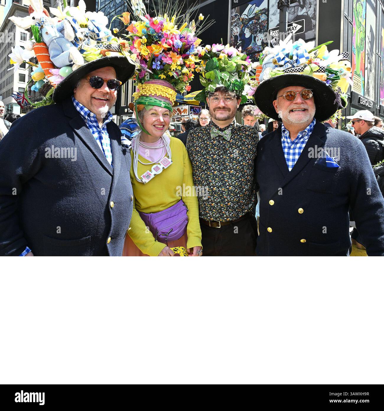 James Schneider, Kevin Maurer, Megan Rudesill and Mike Clyne attend the ...
