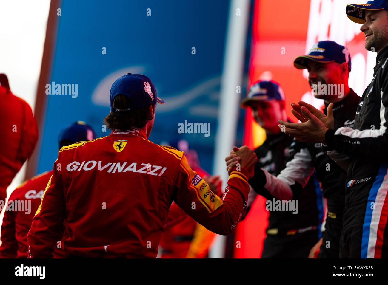 Imola, Italie. 20th Apr, 2025. GIOVINAZZI Antonio (ita), Ferrari AF ...
