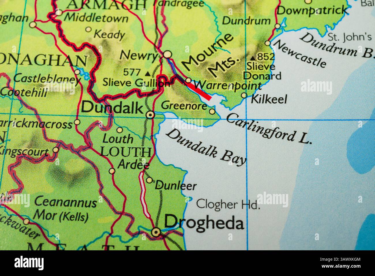 Clare map hi-res stock photography and images - Alamy