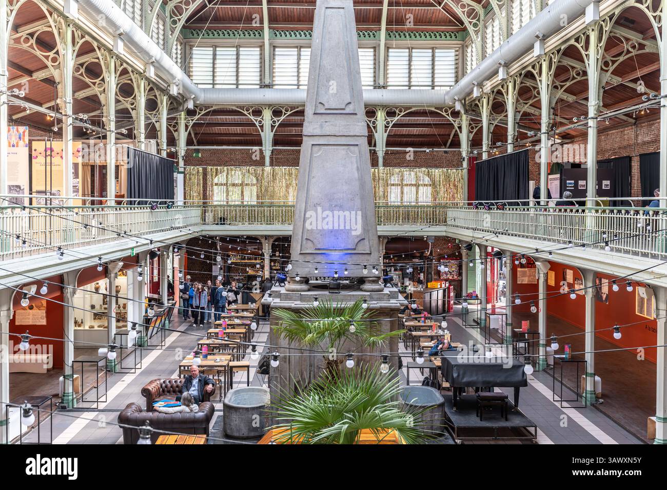 Interior design of the Halles Saint-GÃ ry - Sint Goriks Hallen a ...