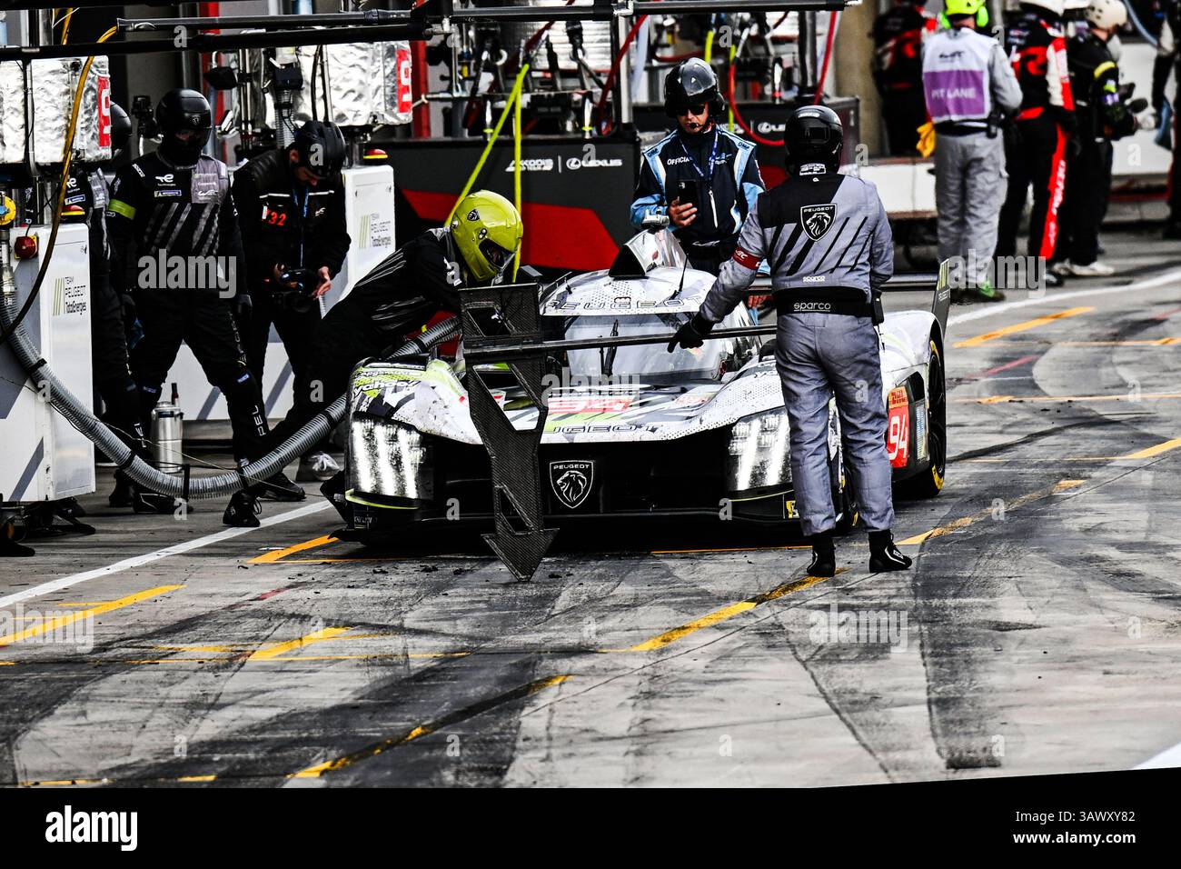 Imola, Italy. 20th Apr, 2025. #94 Loic Duval, Malthe Jakobsen, Stoffel ...