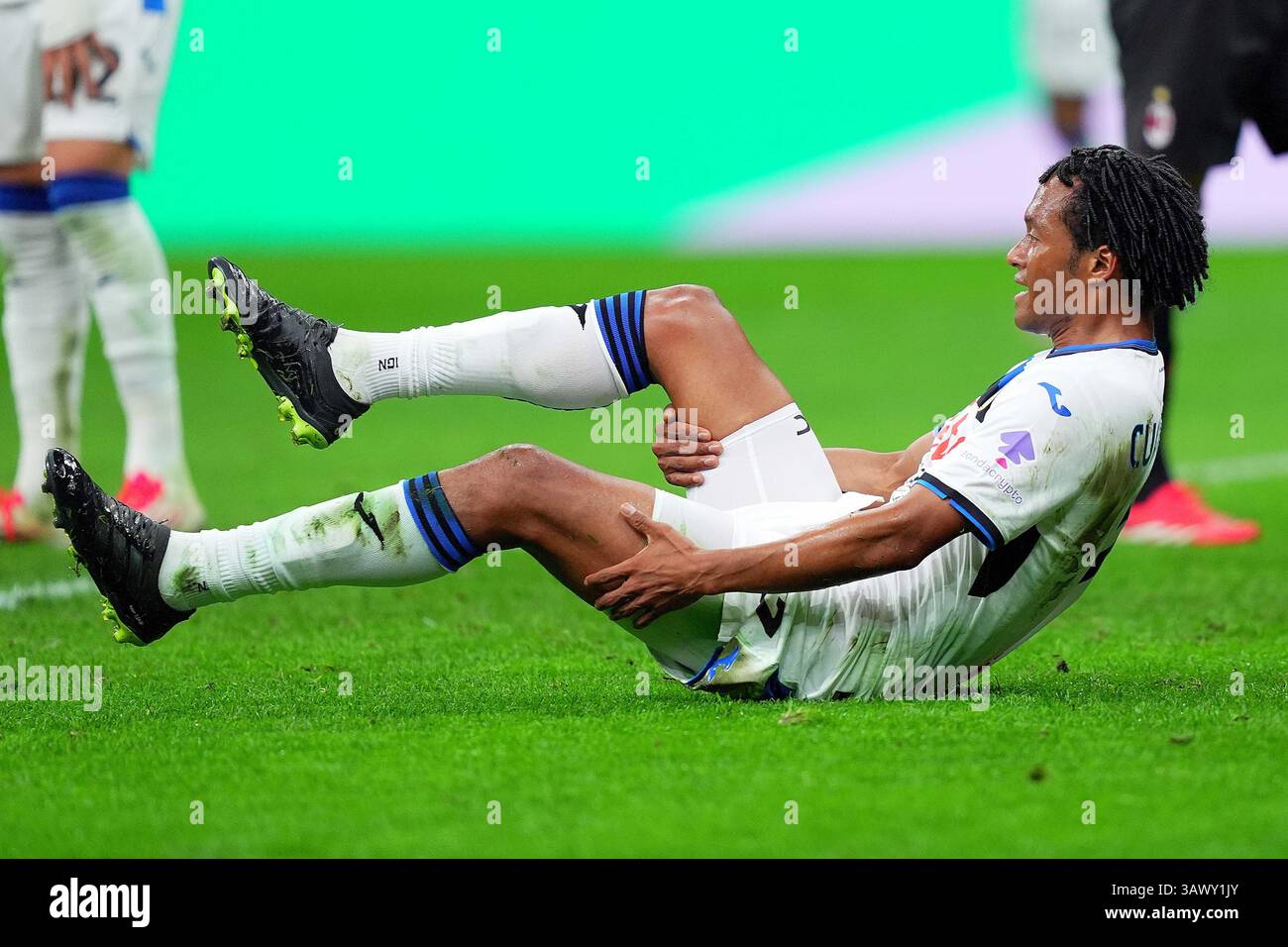 Atalanta's Juan Cuadrado during the Serie A soccer match between Milan ...