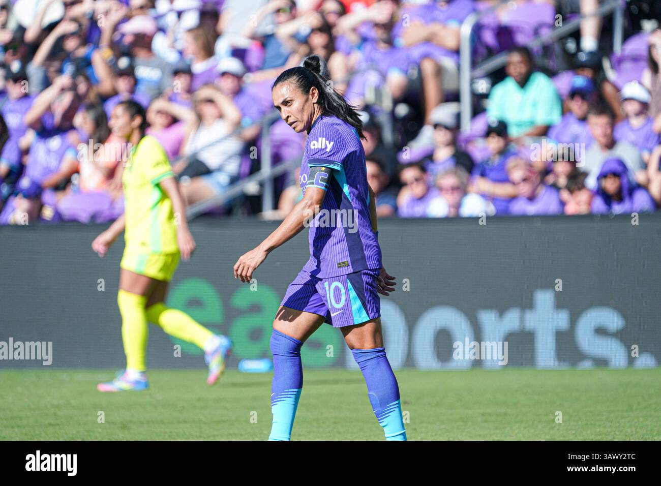 Orlando, Florida, USA, April 19, 2025, Orlando Pride Captain Marta #10 ...