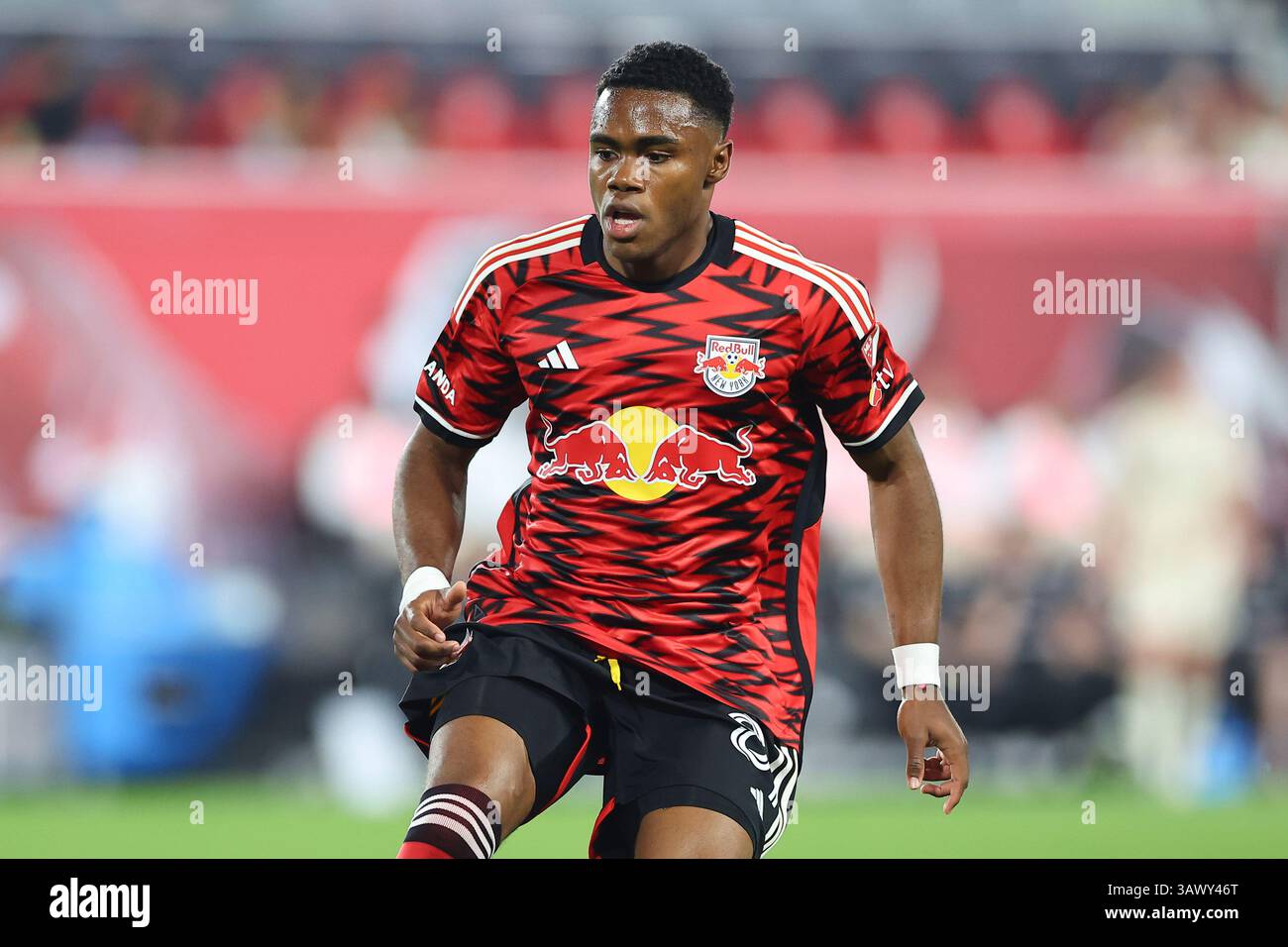 HARRISON, NJ - APRIL 19: Serge Ngoma #81 of New York Red Bulls during ...