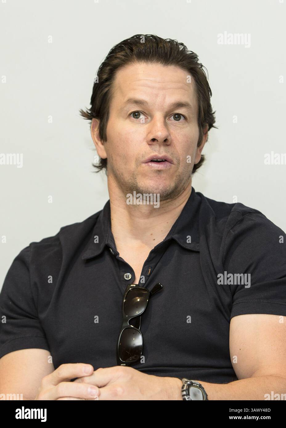 November 6, 2014 - Hollywood, California, U.S. - Mark Wahlberg promotes ...