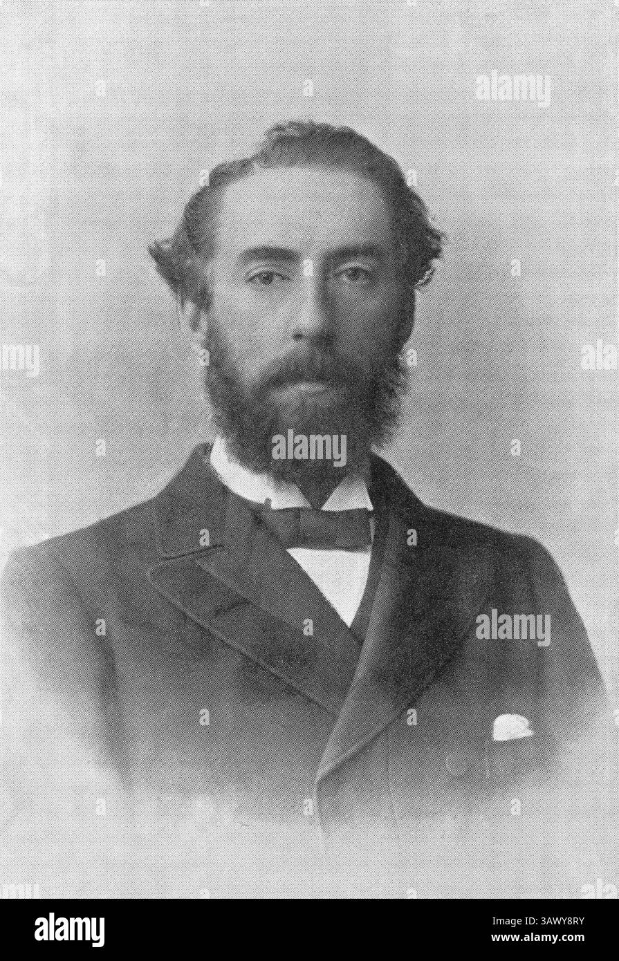 Vintage photograph portrait of Clement E. Stratton, engineer and author ...