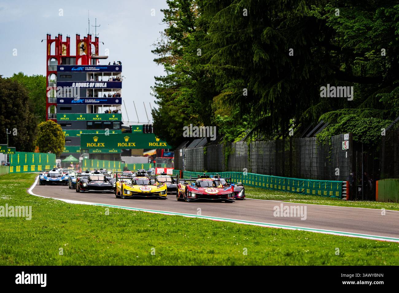 Imola, Bologna, Italy. 20th Apr, 2025. FERRARI AF CORSE 51 - Ferrari 499P of Alessandro PIER ...
