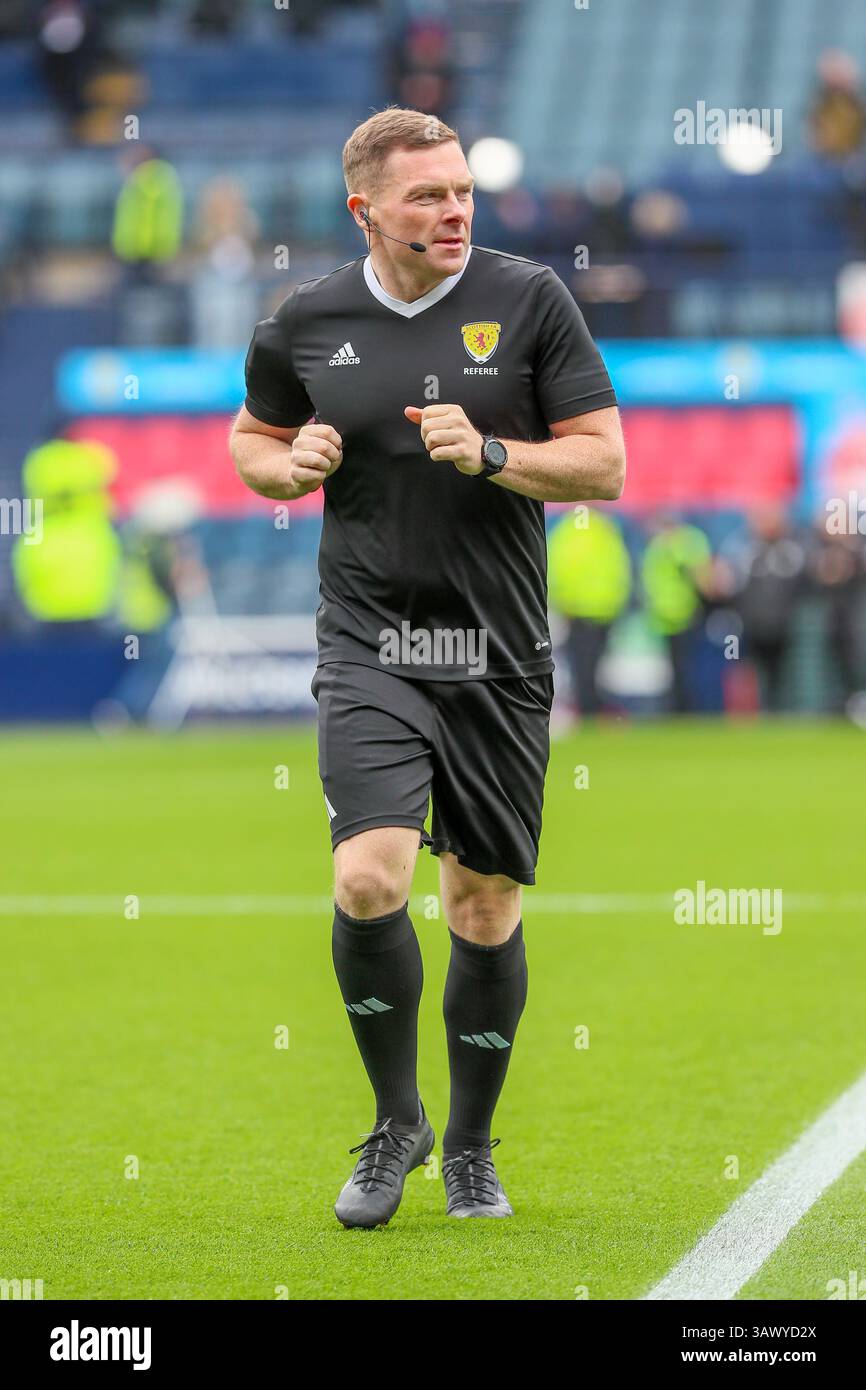 JOHN BEATON, professional football referee with the Scottish Football ...