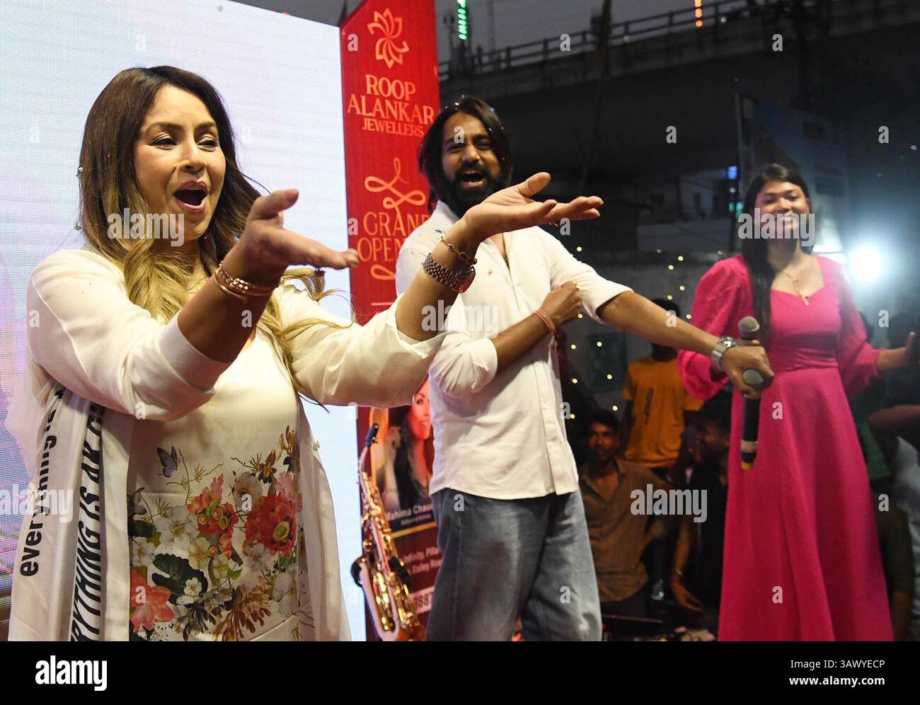 PATNA, INDIA - APRIL 20: Bollywood actress Mahima Choudhary performing ...
