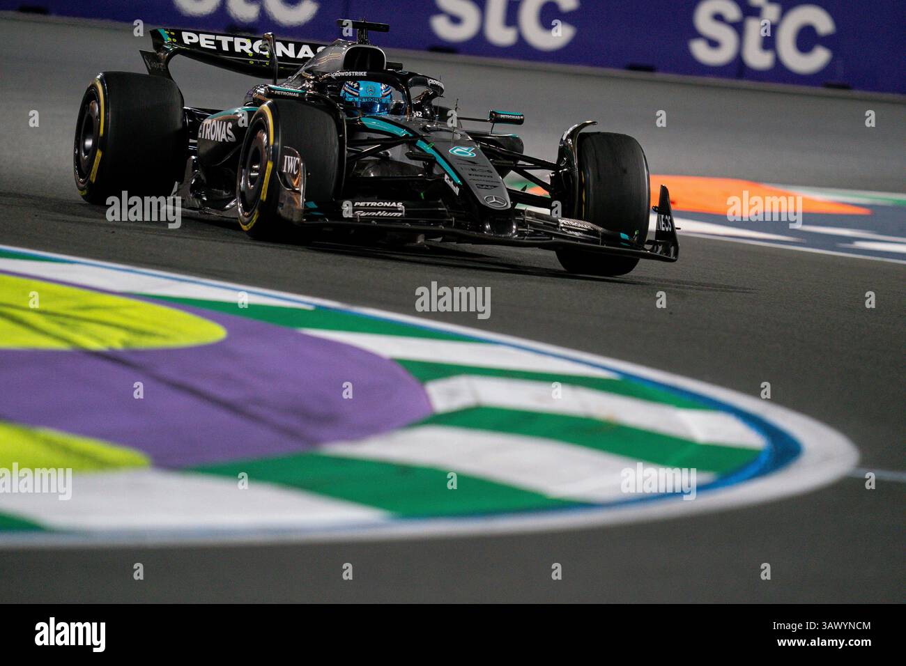 April 20, 2025, Jeddah, Saudi Arabia: British driver GEORGE RUSSEL ...