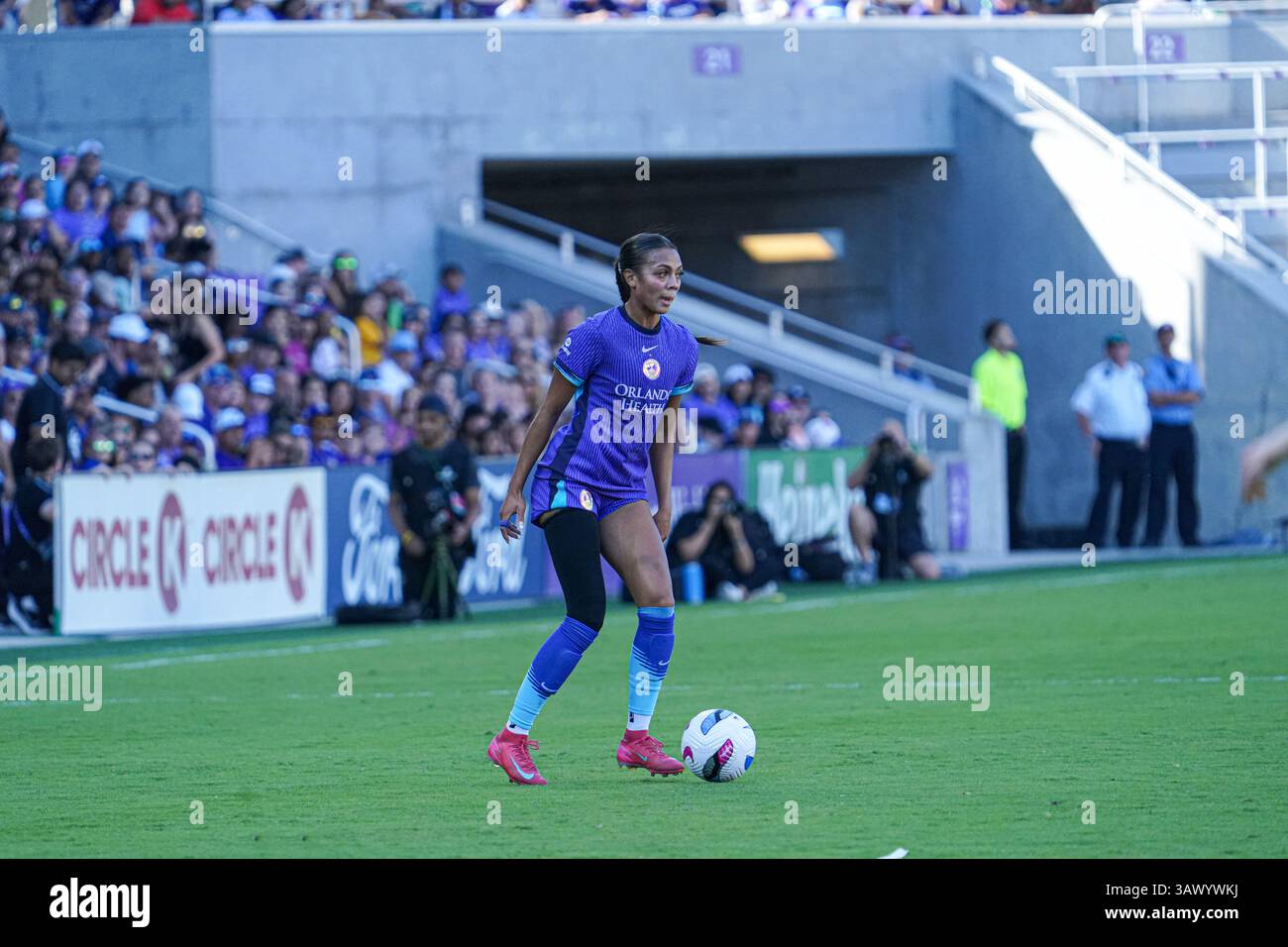 Orlando, Florida, USA, April 19, 2025, Orlando Pride midfielder Ally ...