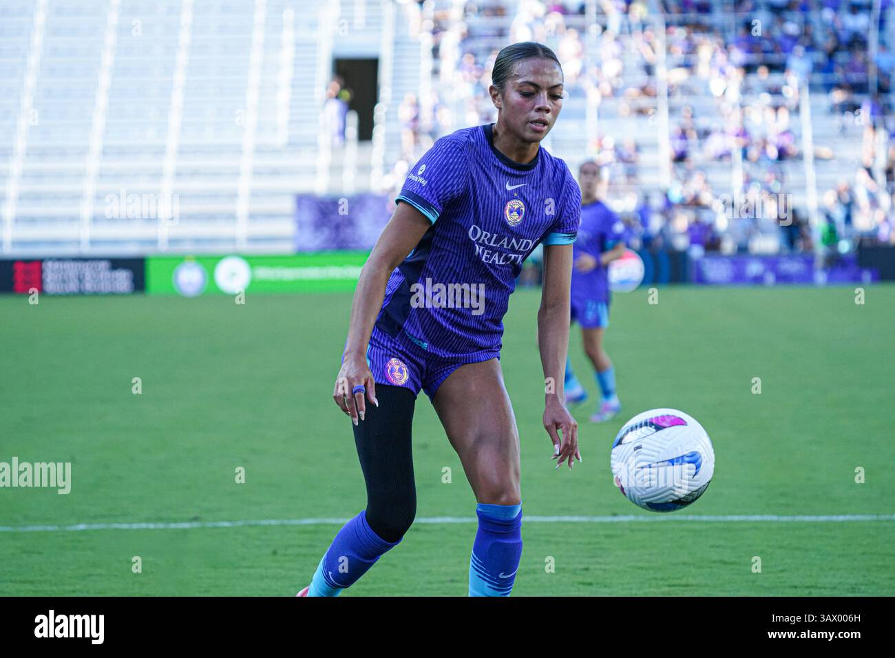 Orlando, Florida, USA, April 19, 2025, Orlando Pride midfielder Ally ...