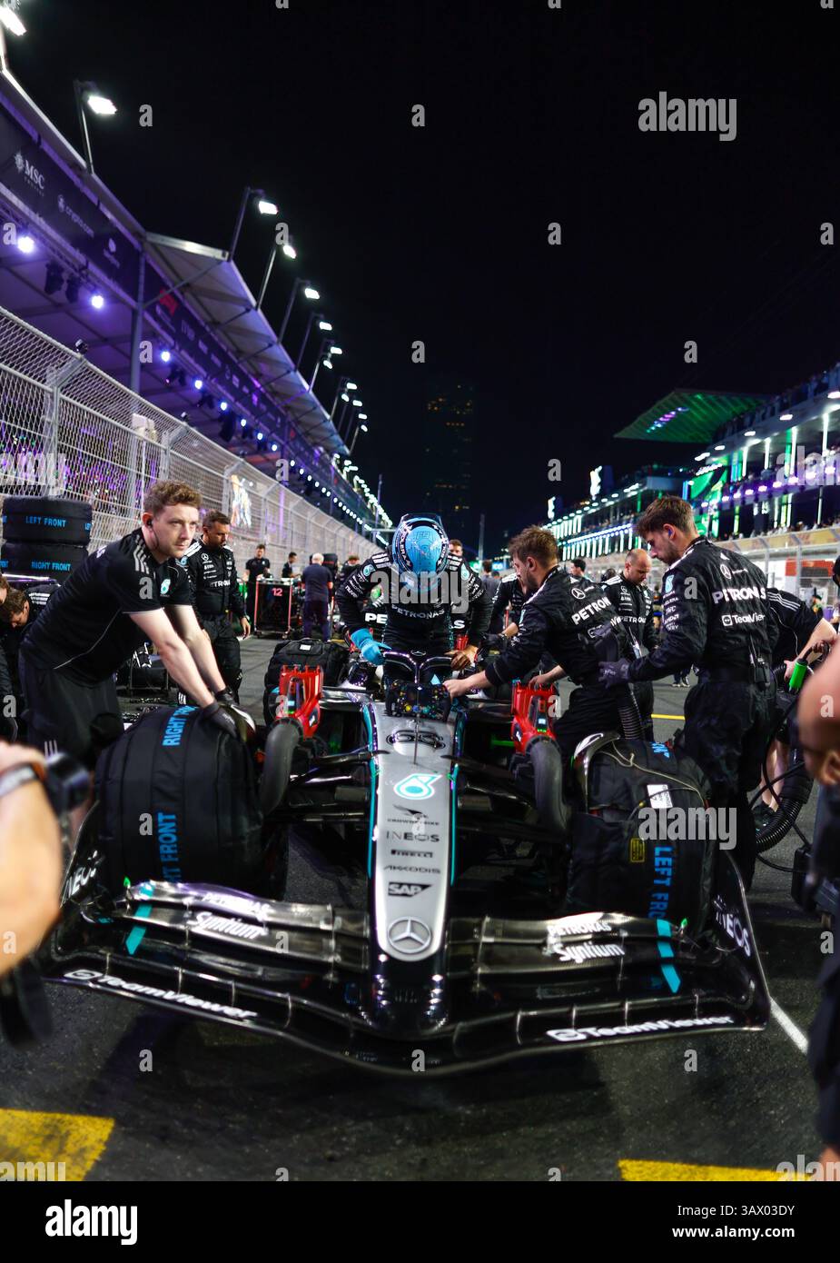 RUSSELL George (gbr), Mercedes AMG F1 Team W16, portrait during the ...