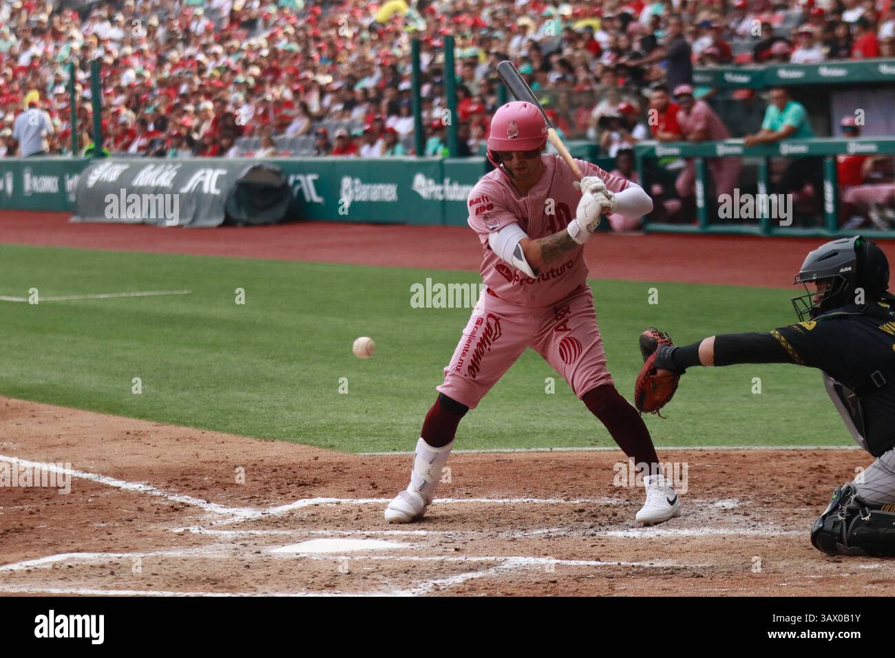 Mexico City, Mexico. 19th Apr, 2025. Juan Carlos Gamboa #47 of Diablos ...