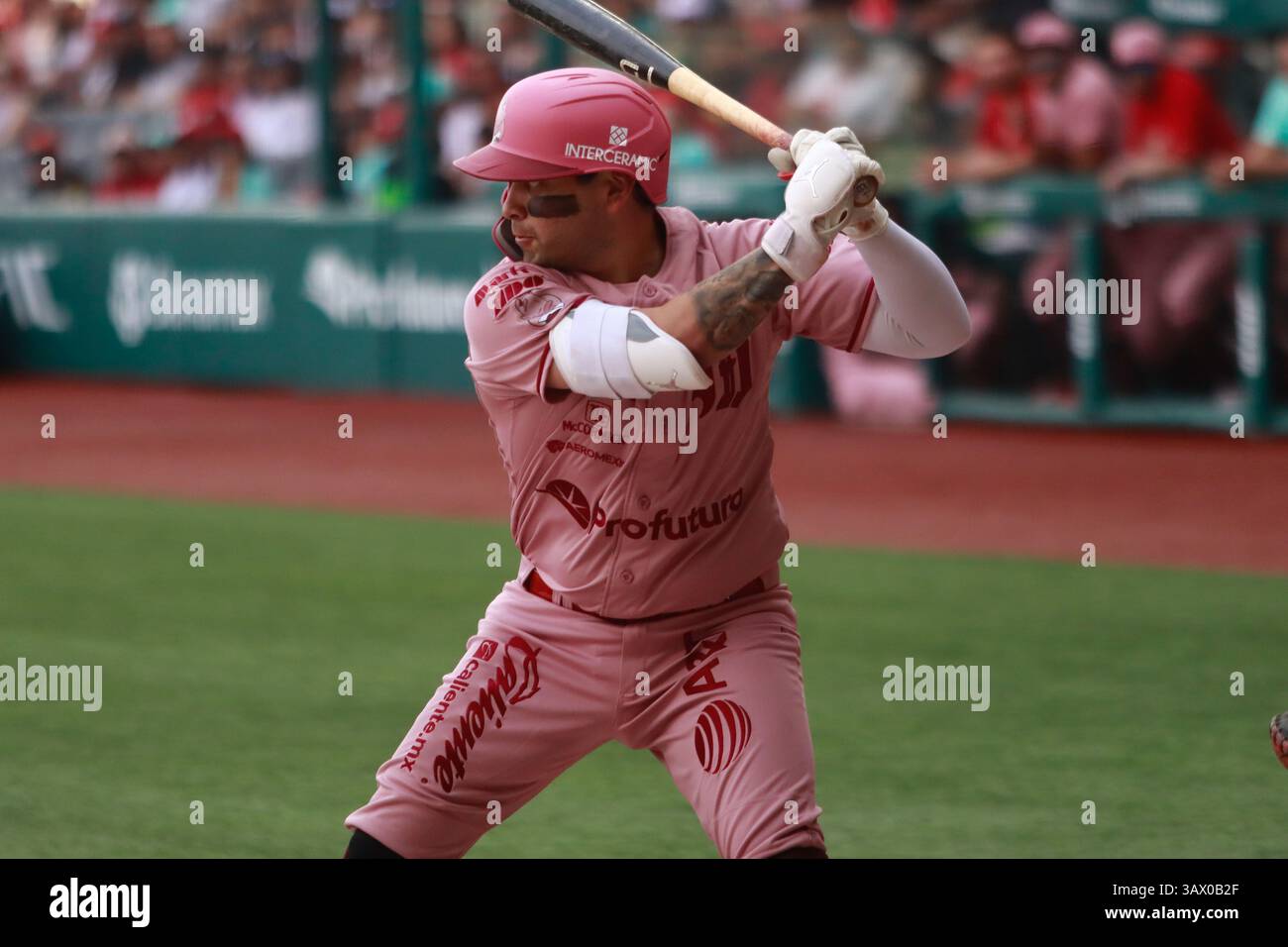 Mexico City, Mexico. 19th Apr, 2025. Juan Carlos Gamboa #47 of Diablos ...