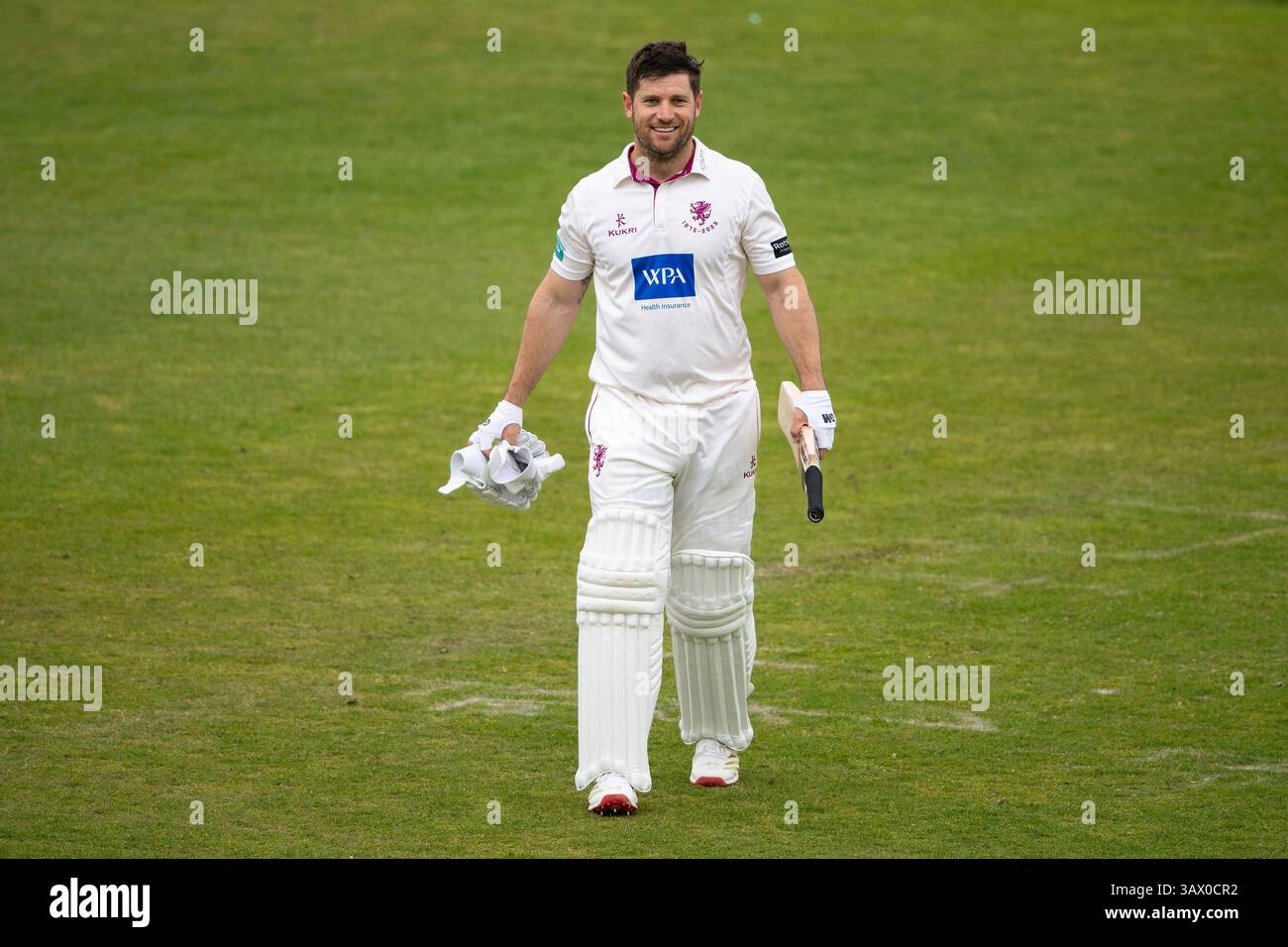 Southampton, UK, 20 April 2025. Sean Dickson of Somerset during the ...