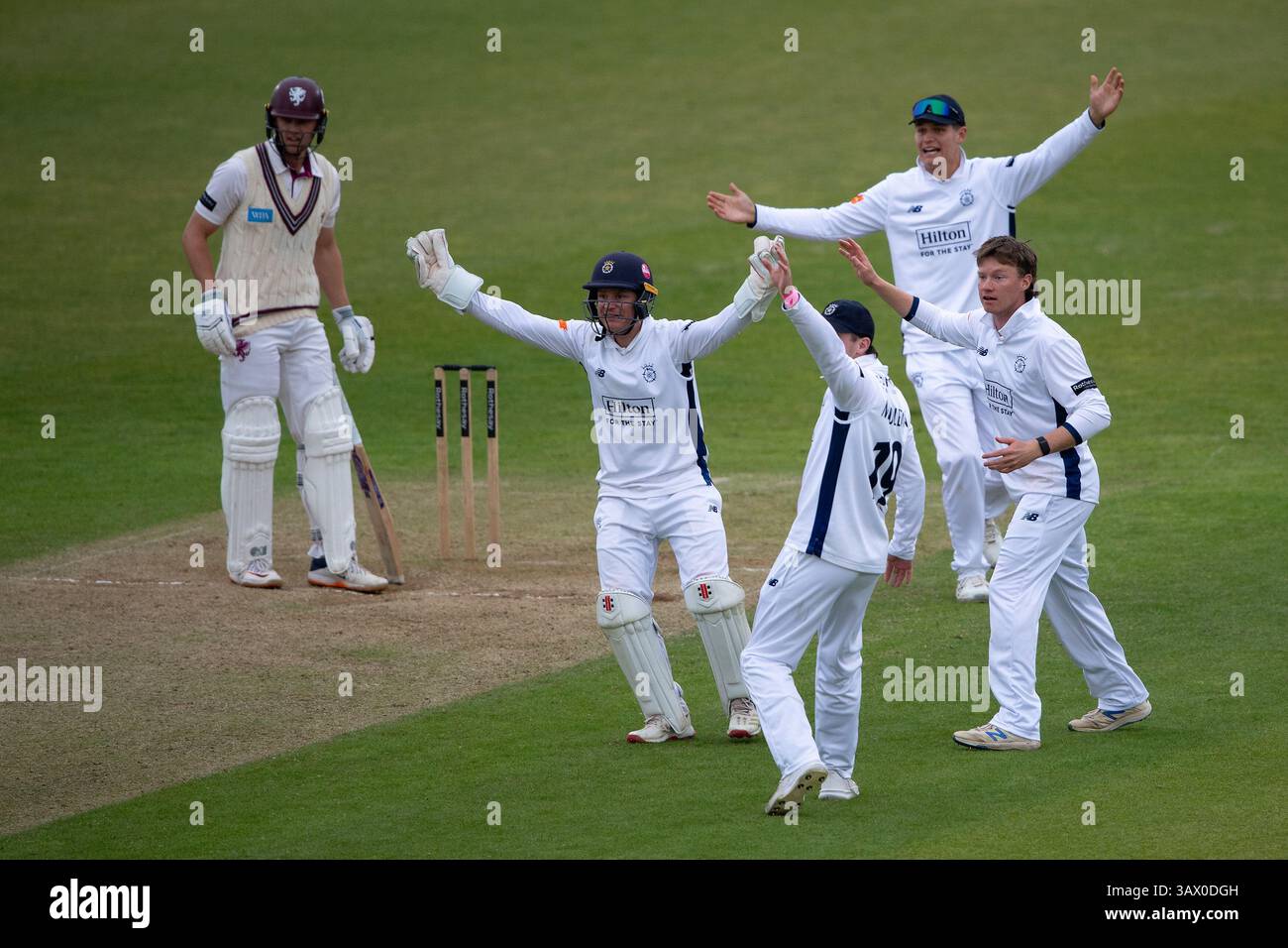 Southampton, UK, 20 April 2025. Tom Prest (right), Ben Brown Toby ...