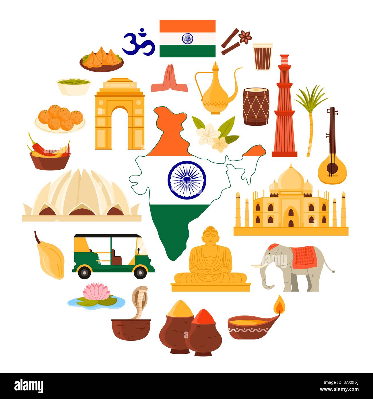 Indian music ayurveda Stock Vector Images - Alamy