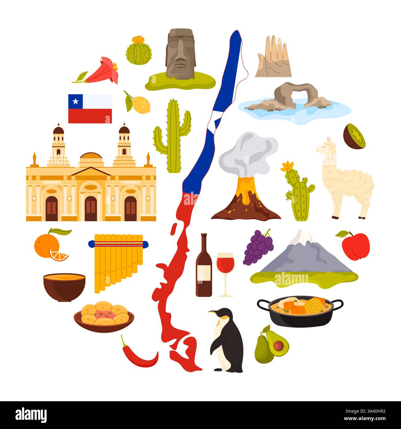 Patagonia chile mountains Cut Out Stock Images & Pictures - Alamy