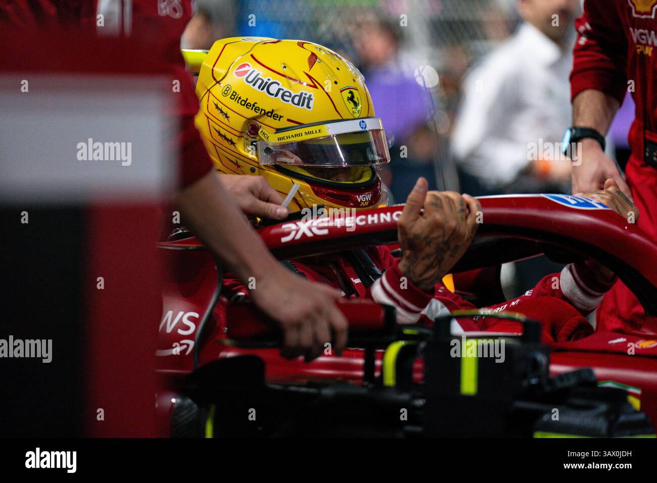 April 20, 2025, Jeddah, Saudi Arabia: British driver LEWIS HAMILTON ...