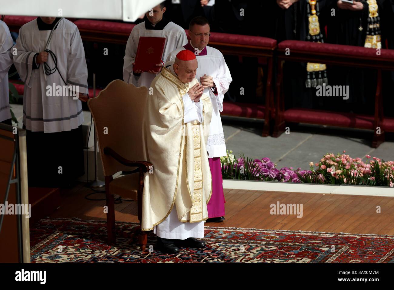 Vatican City , Italy 20.05.2025: Cardinal Angelo Comastri, Vicar ...