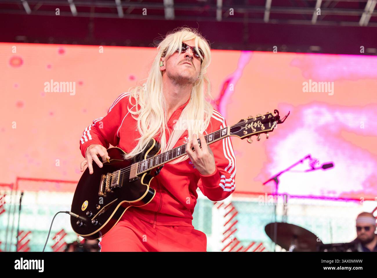 Nicholas Carpenter of Medim Build during the Coachella Music Festival ...