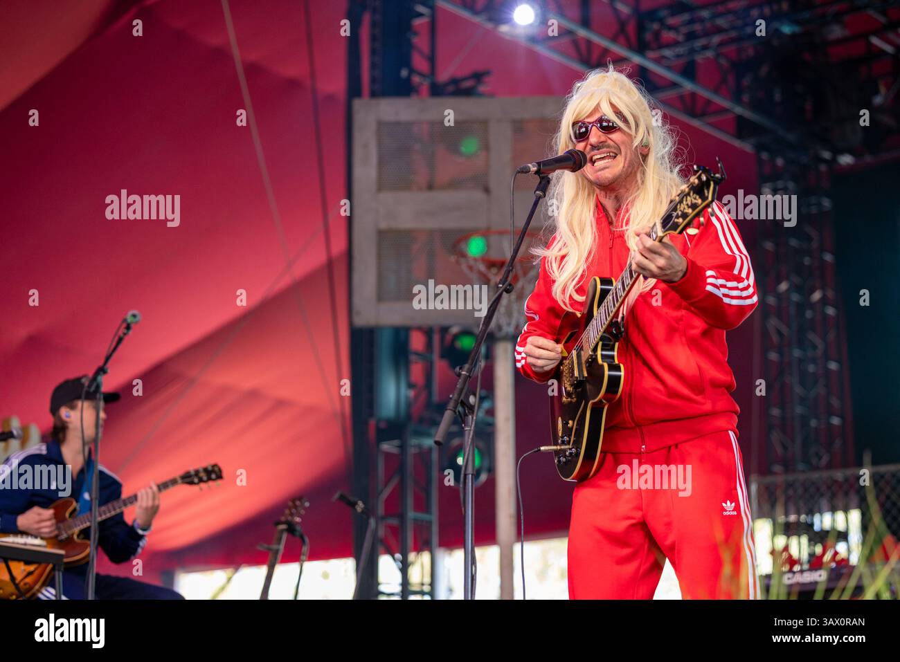 Nicholas Carpenter of Medim Build during the Coachella Music Festival ...