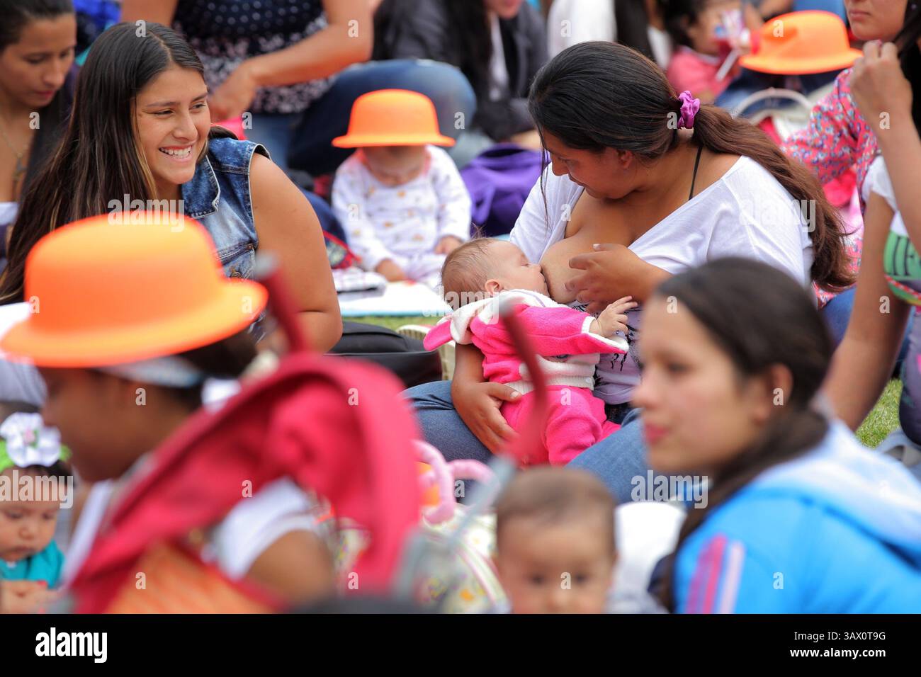 August 5, 2016 - Colombia - 3 de Agosto de 2016, Jornada de lactancia ...