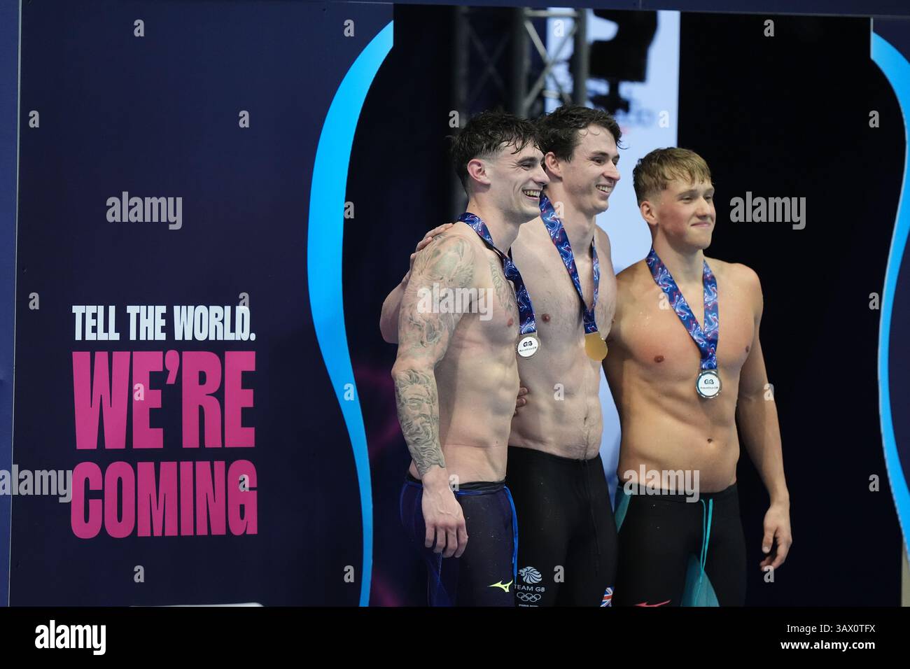 Benjamin Proud after the Men's 50m Butterfly Final on day six of the ...
