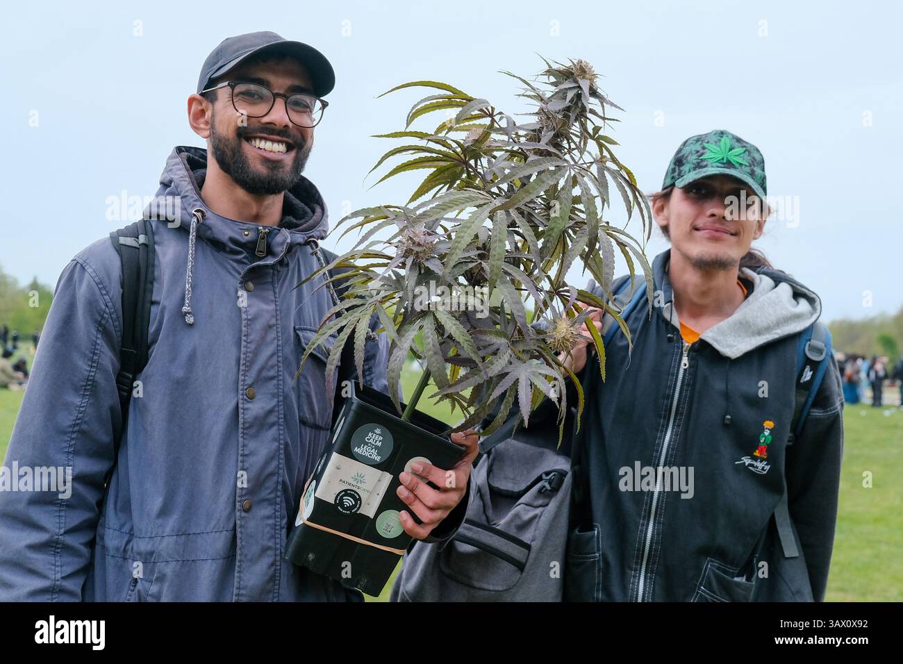 London, UK. 20th April 2025. Thousands of smokers and cannabis ...