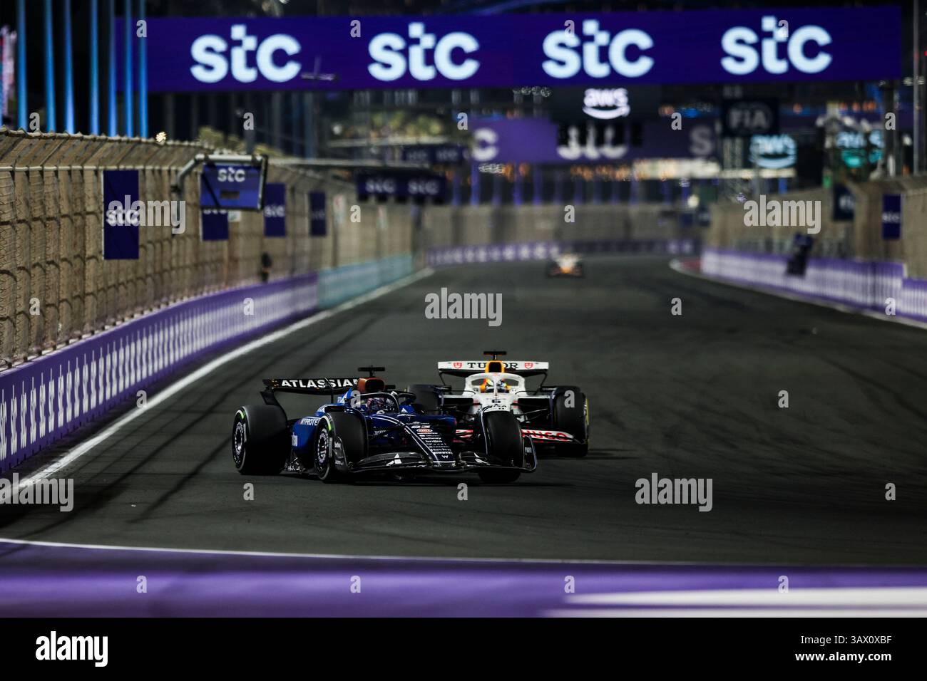 23 ALBON Alexander (tha), Williams Racing FW47, action 06 HADJAR Isack ...