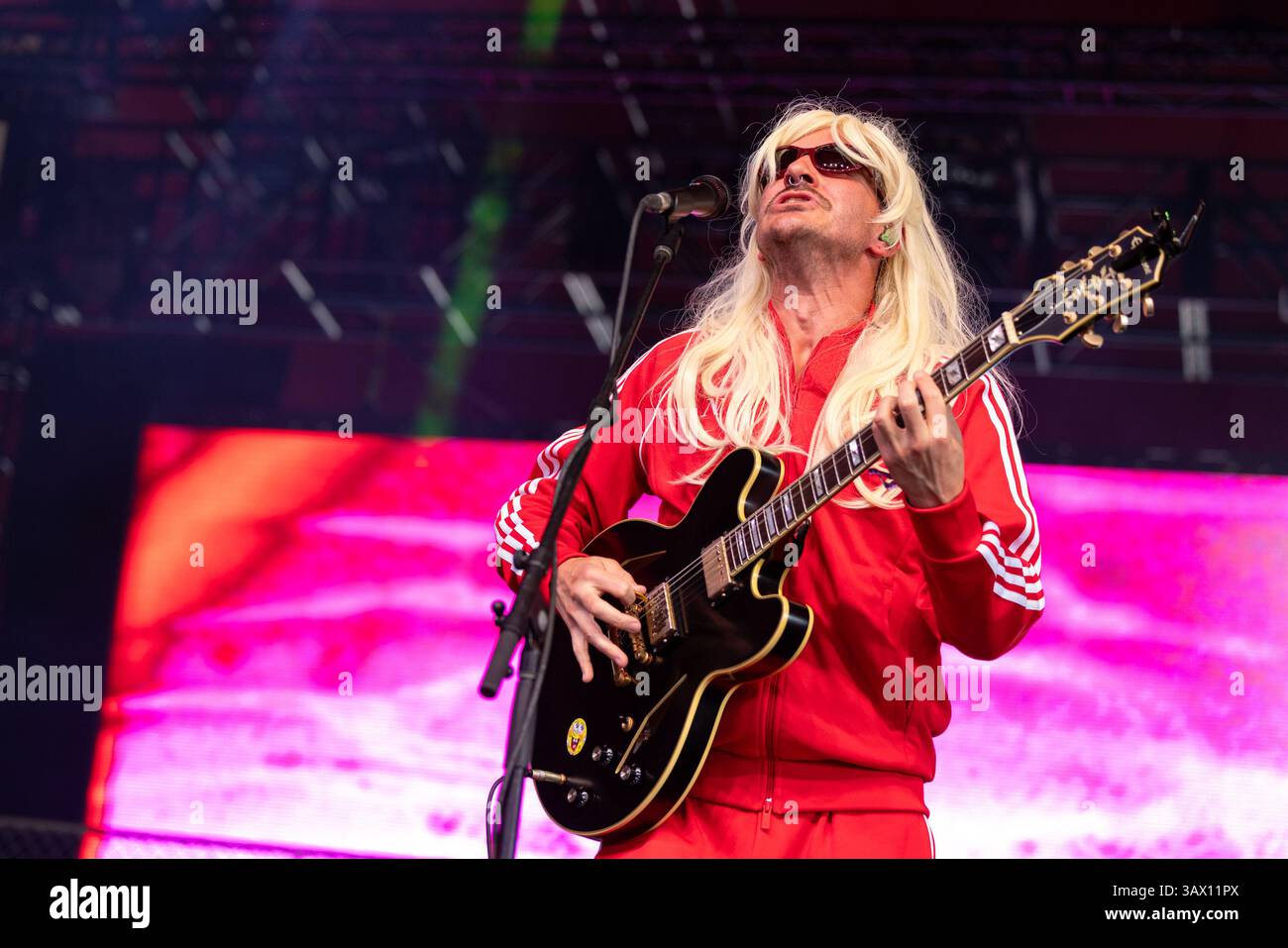 Nicholas Carpenter of Medim Build during the Coachella Music Festival ...