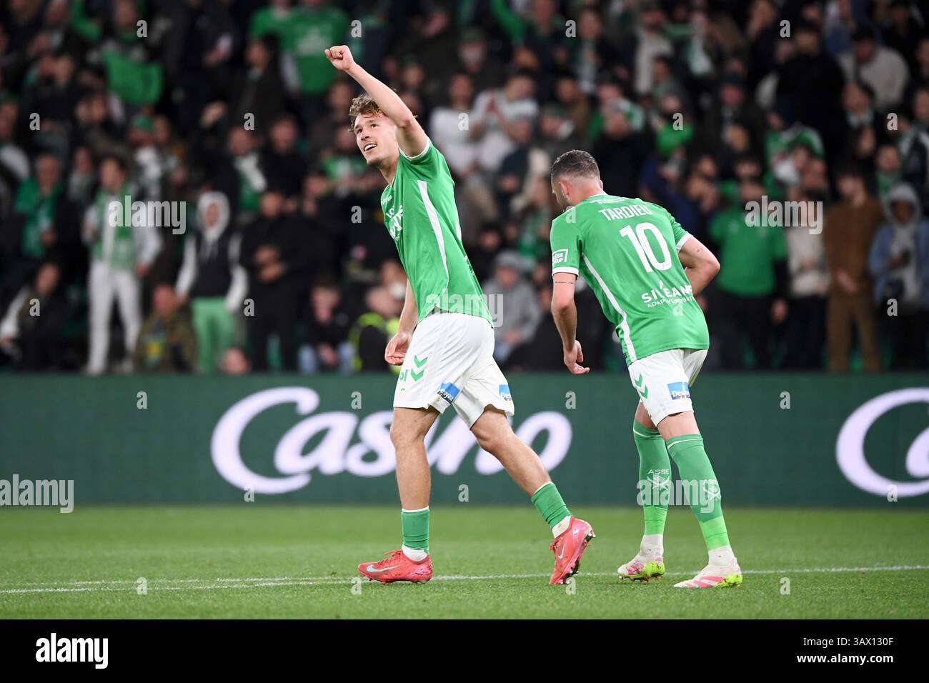 32 Lucas STASSIN (asse) during the Ligue 1 MCDonald's match between ...