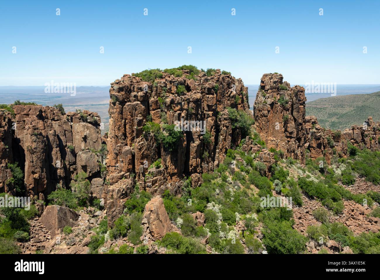 Valley of desolation, Camdeboo National Park, South Africa Stock Photo ...