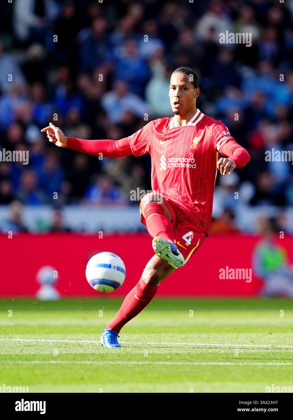 Liverpool's Virgil van Dijk during the Premier League match at the King ...