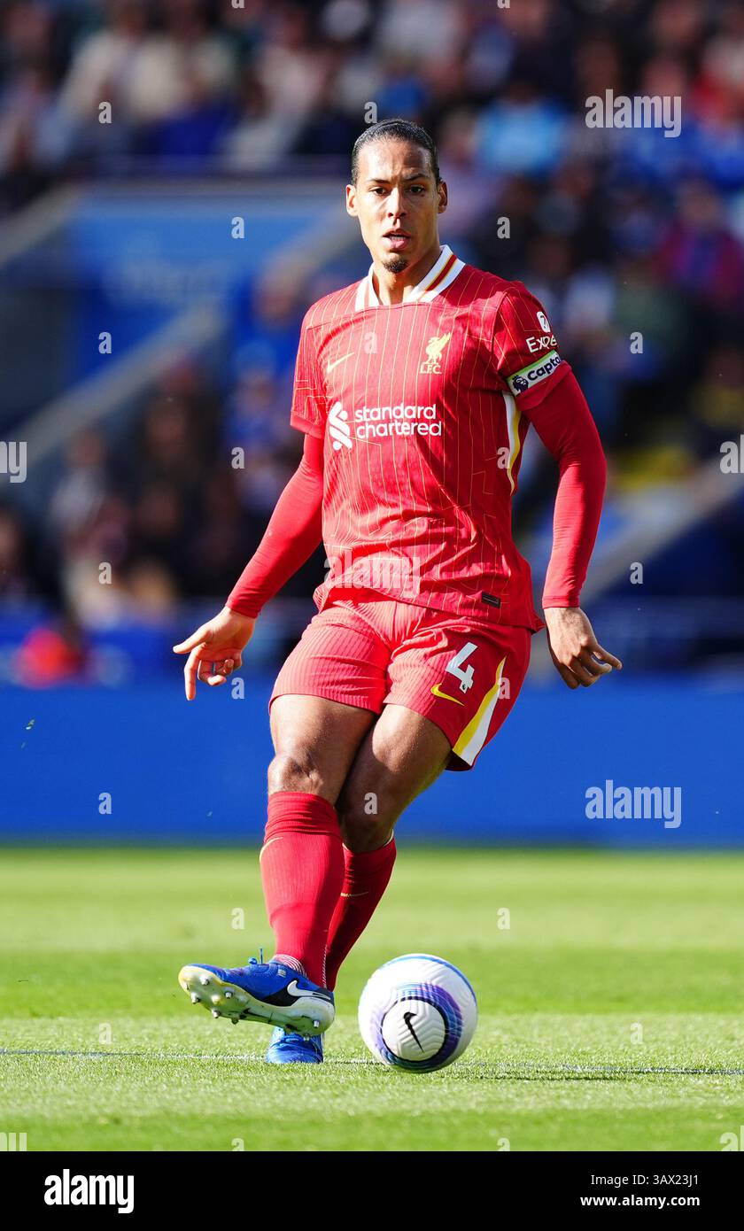 Liverpool's Virgil van Dijk during the Premier League match at the King ...