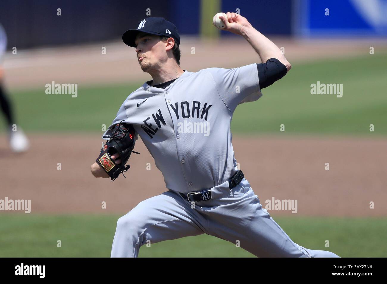 TAMPA, FL - APRIL 20: New York Yankees Pitcher Max Fried (54) delivers ...