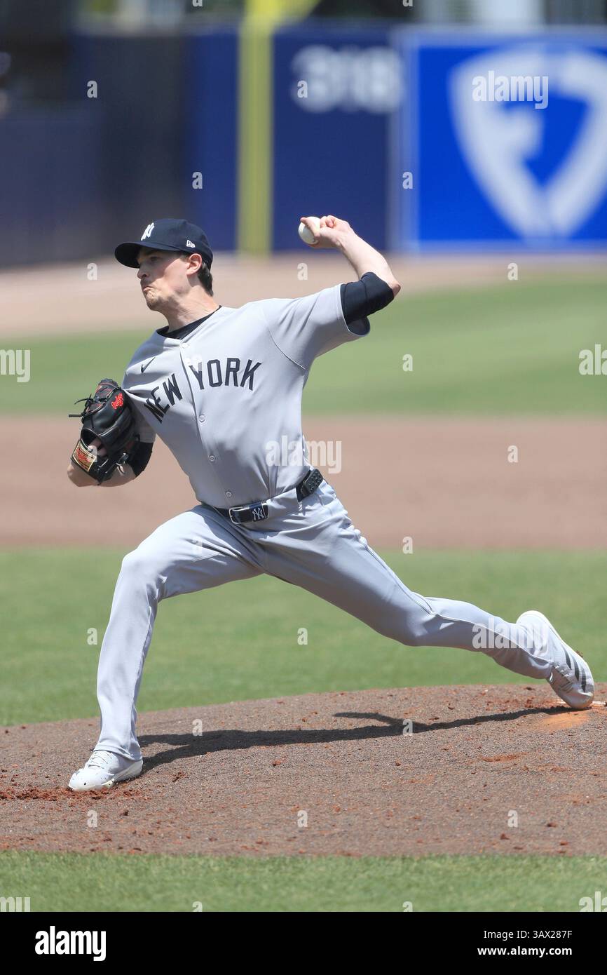 TAMPA, FL - APRIL 20: New York Yankees Pitcher Max Fried (54) delivers ...