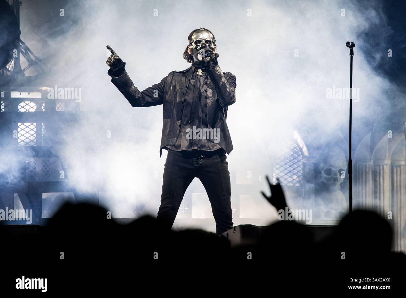 Ghost performing live in Birmingham on 20 April 2025 on Skeleta tour ...