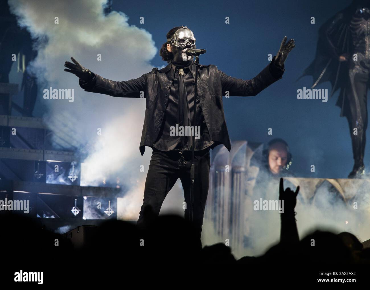 Ghost performing live in Birmingham on 20 April 2025 on Skeleta tour ...